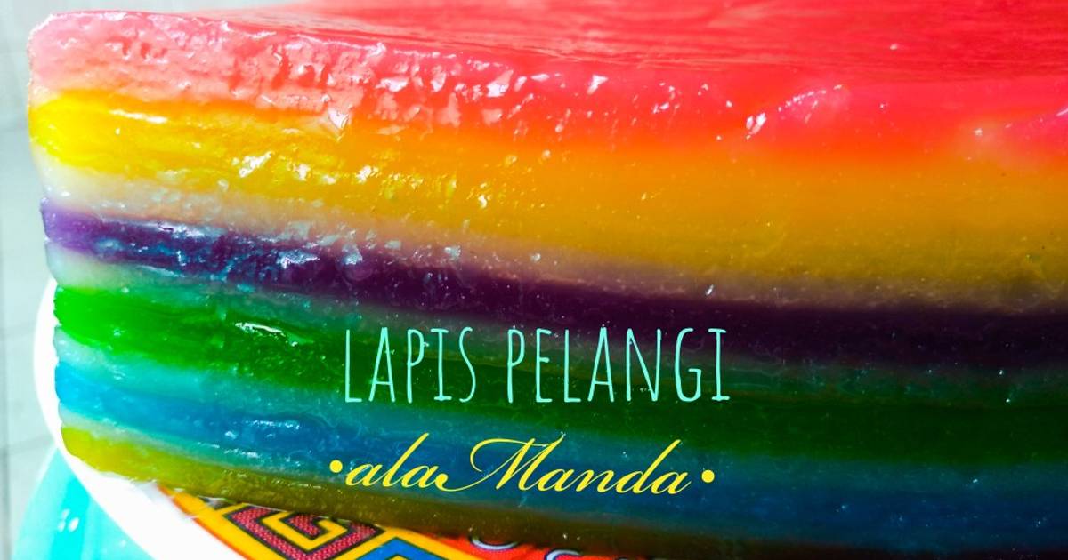 55 resep kue lapis pepe pelangi enak dan mudah - Cookpad