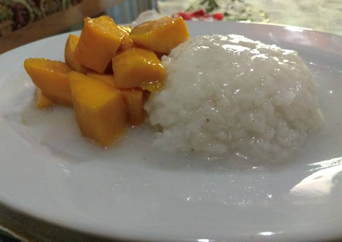 Resep Mango sticky rice oleh Tiara Dhayu Prameswari - Cookpad