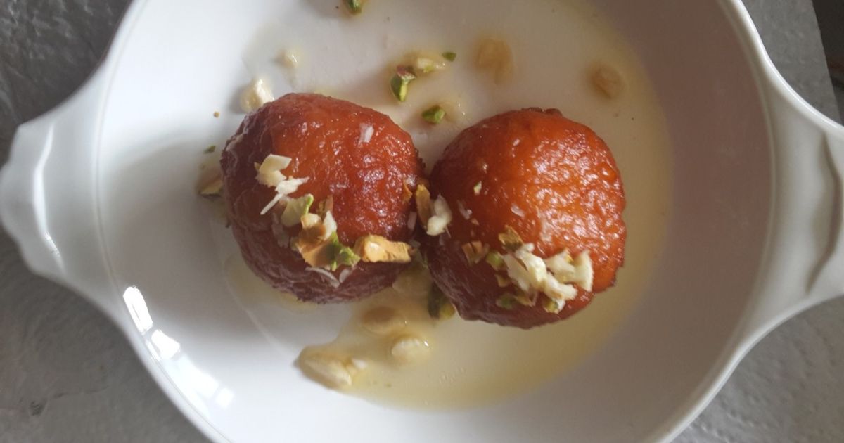 Gulab Jamun (Postre Popular De La India) Receta de viopeal