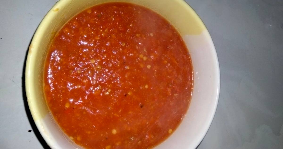 Resep Saos sambal Extra pedas Homemade oleh Rima - Cookpad