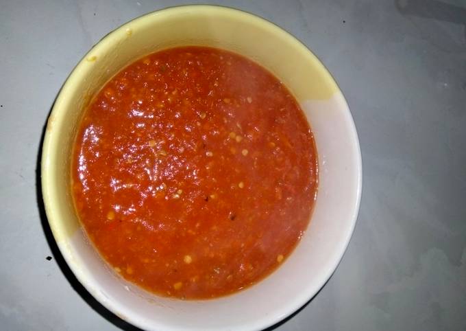 Resep Saos Sambal Extra Pedas Homemade Oleh Rima Cookpad