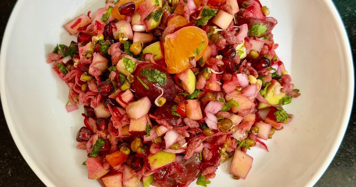 Multivitamin Diet Bhel With Protein Recipe by Alka Bhandari - Cookpad