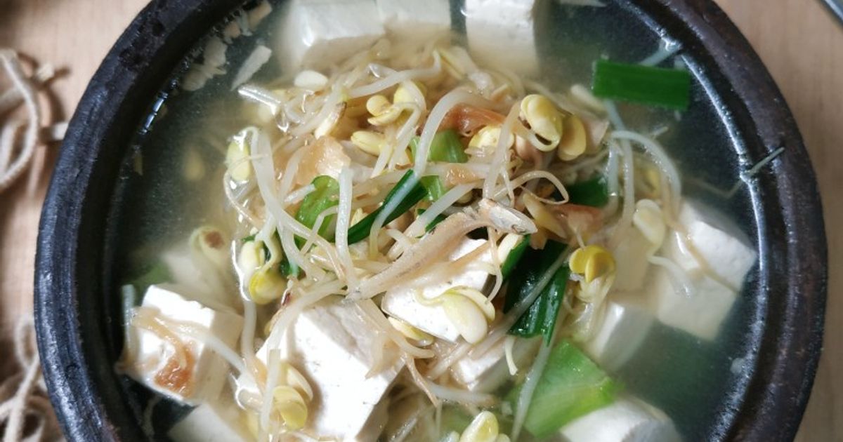 Resep Kongnamul Guk Sup Tauge oleh Tri Yunianti - Cookpad