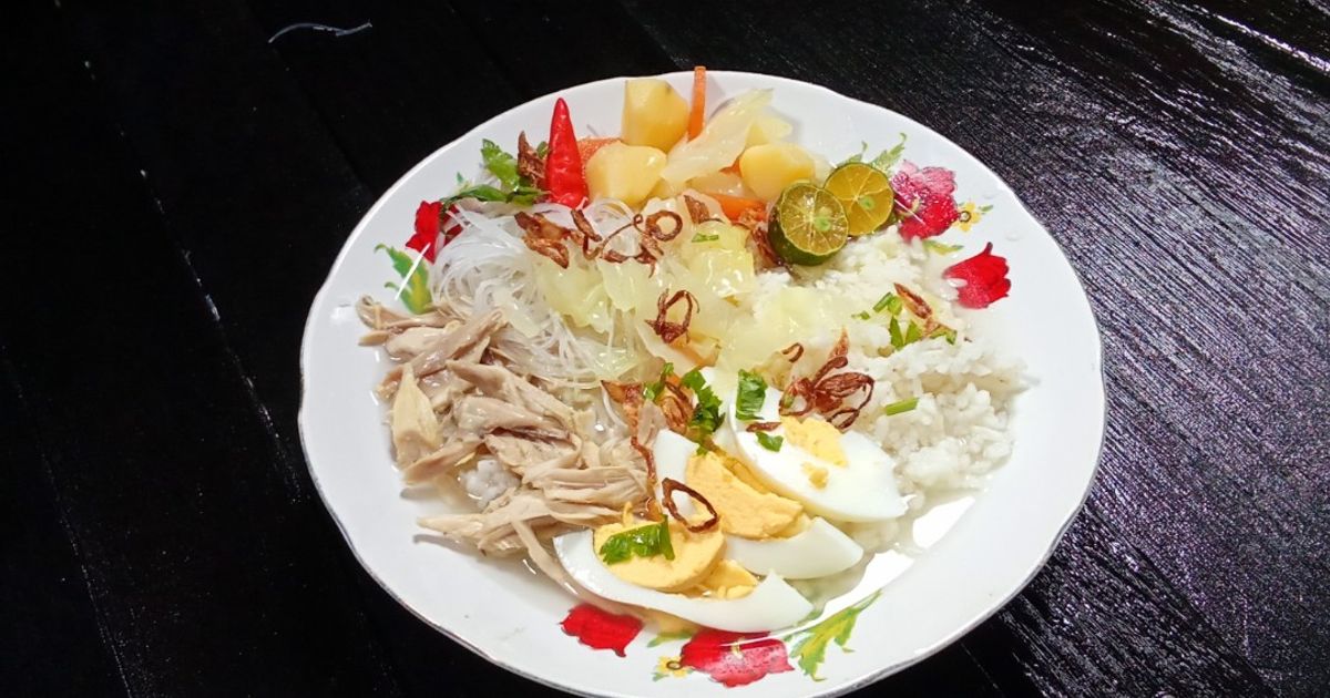 Resep Nasi Sop Ayam Banjar oleh Setya N2 - Cookpad