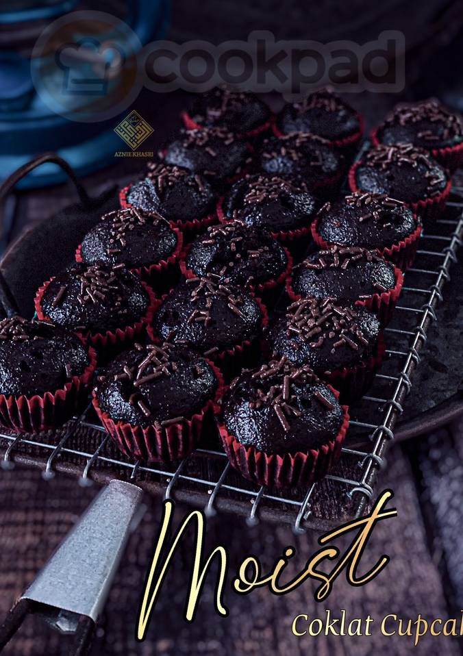 Resipi Kek Coklat Cupcake oleh Aznie Khasri - Cookpad