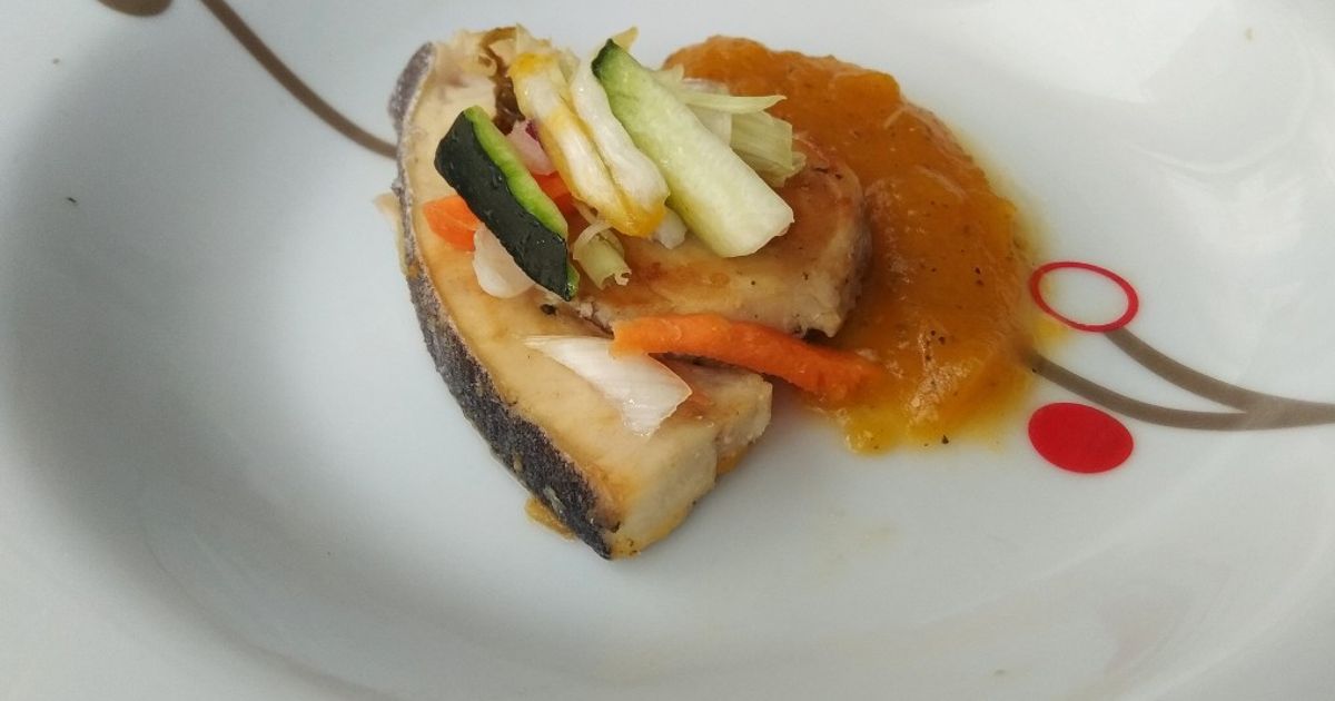 Pez Espada Con Verduras Crujientes Receta de Janire- Cookpad