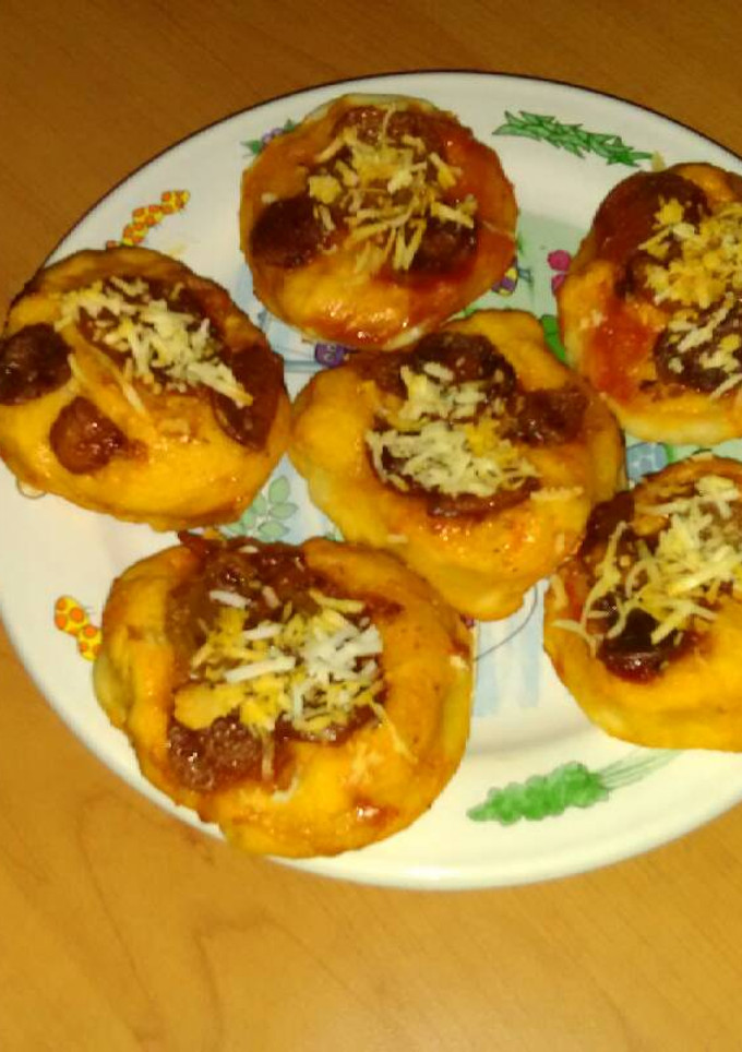 Resep Pizza Mini Simpel Tanpa Telur (Dengan Teflon Dan Oven) oleh Eki ...