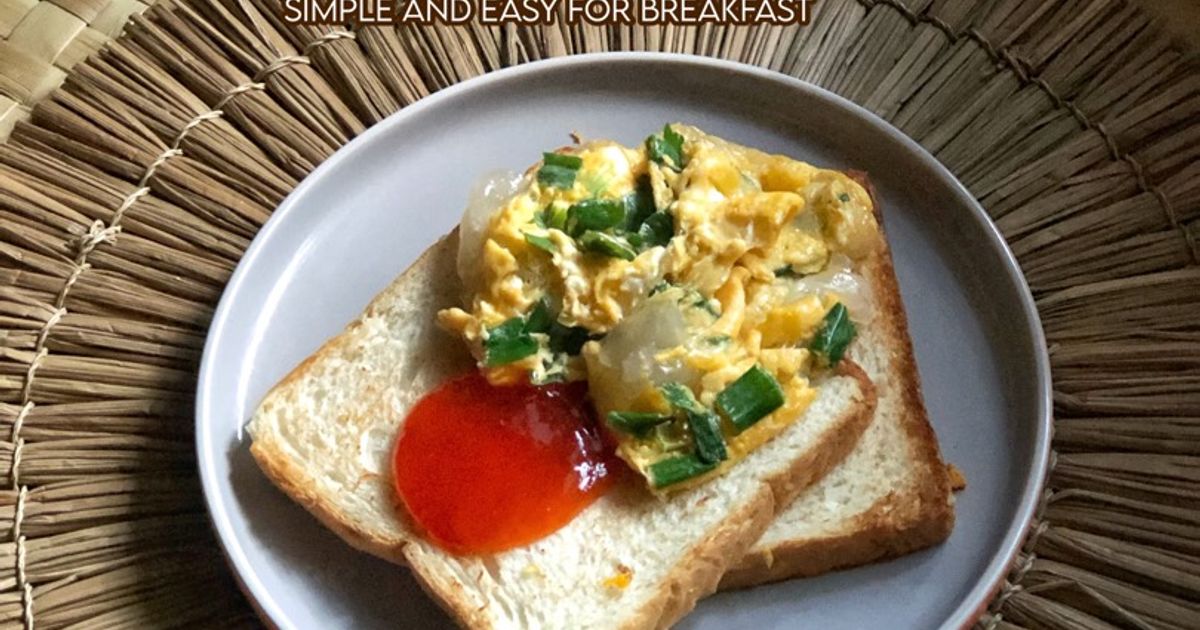 Resipi Rice Paper Egg & Bread Toast oleh Salina Jalaludin - Cookpad