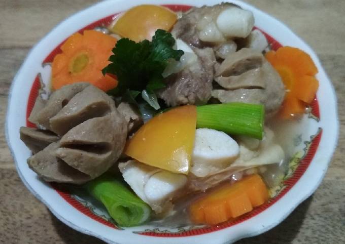 Resep Sop tangkar baso sapi oleh Tien Meinarni - Cookpad