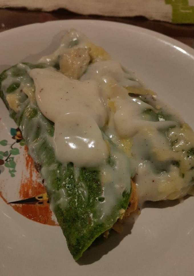 Canelones de espinaca rellenos de pollo, ricota, espinaca (SIN TACC ...