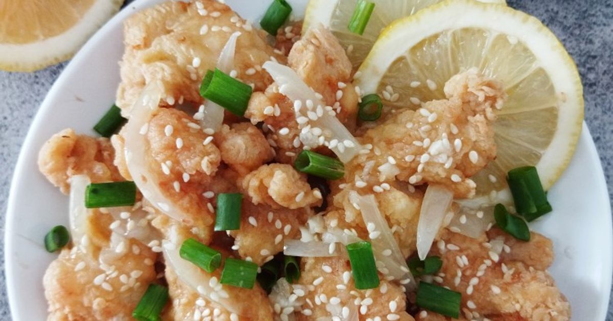 Resep Honey Lemon Chicken Aka Ayam Saus Lemon Madu oleh Daniar - Cookpad