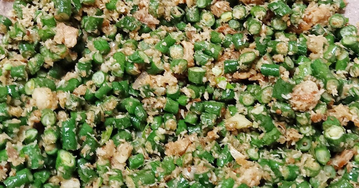 Resep sayur kacang panjang urap bali rumahan enak dan mudah - Cookpad