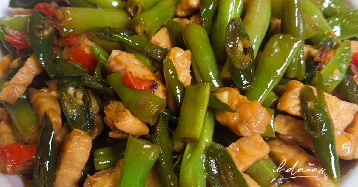 Resep sayur buncis lombok ijo rumahan enak dan mudah - Cookpad