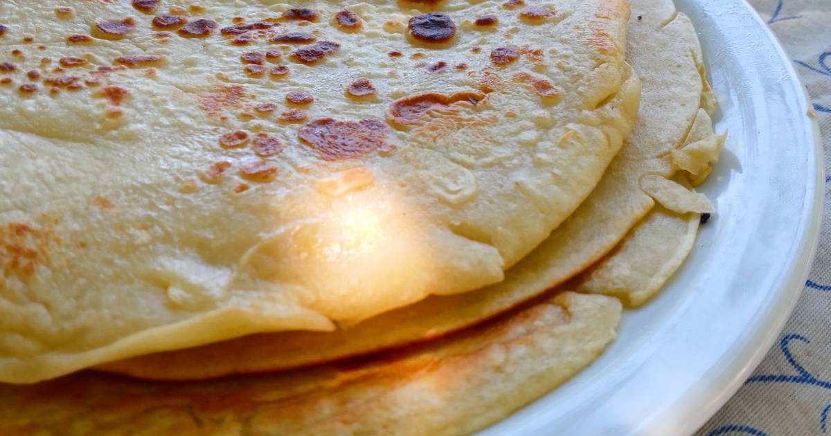 Panqueques faciles con azúcar - 201 recetas caseras- Cookpad