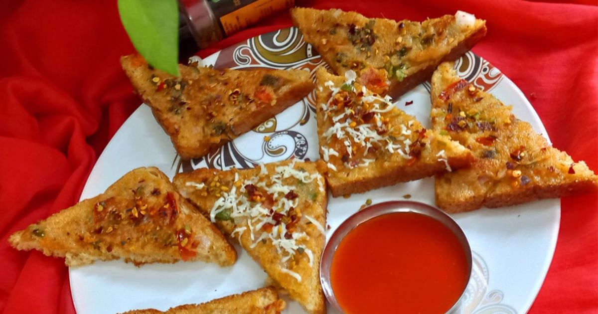 सूजी ब्रेड टोस्ट (Sooji Bread Toast Ki Recipe In Hindi) रेसिपी बनाने की ...