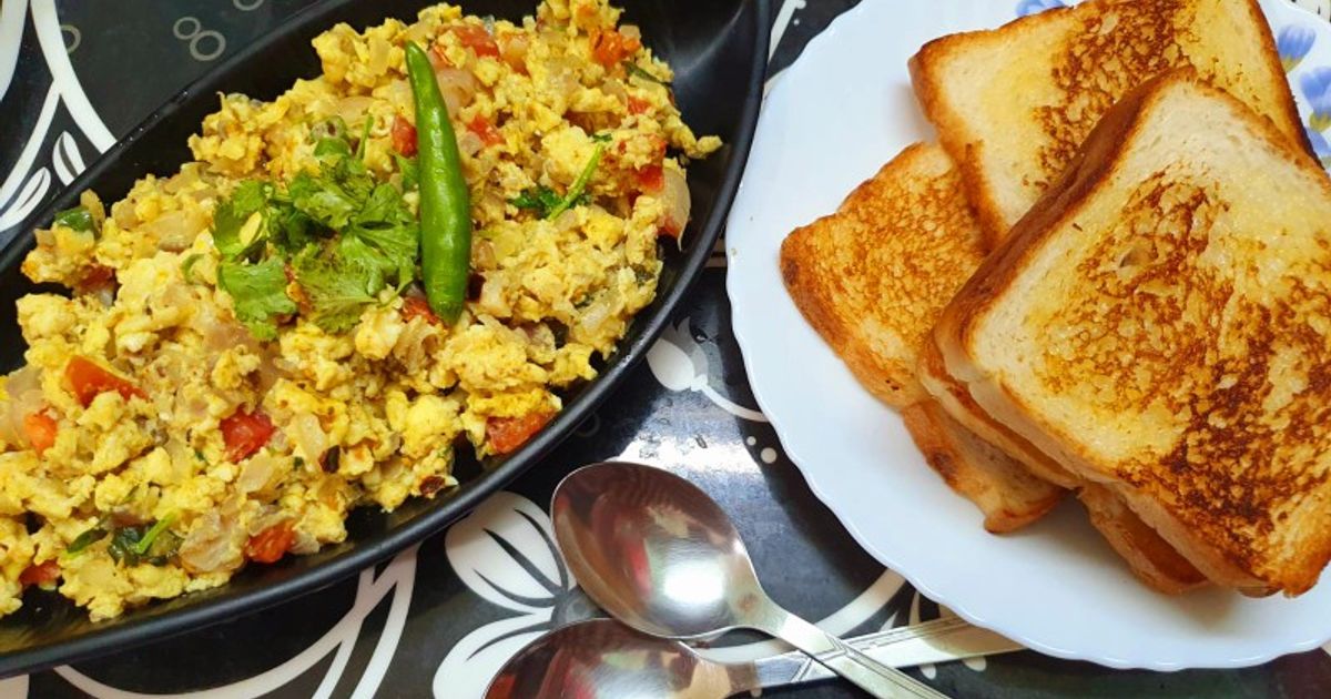 Parsi Egg Akuri Recipe by Kumkum Chatterjee - Cookpad
