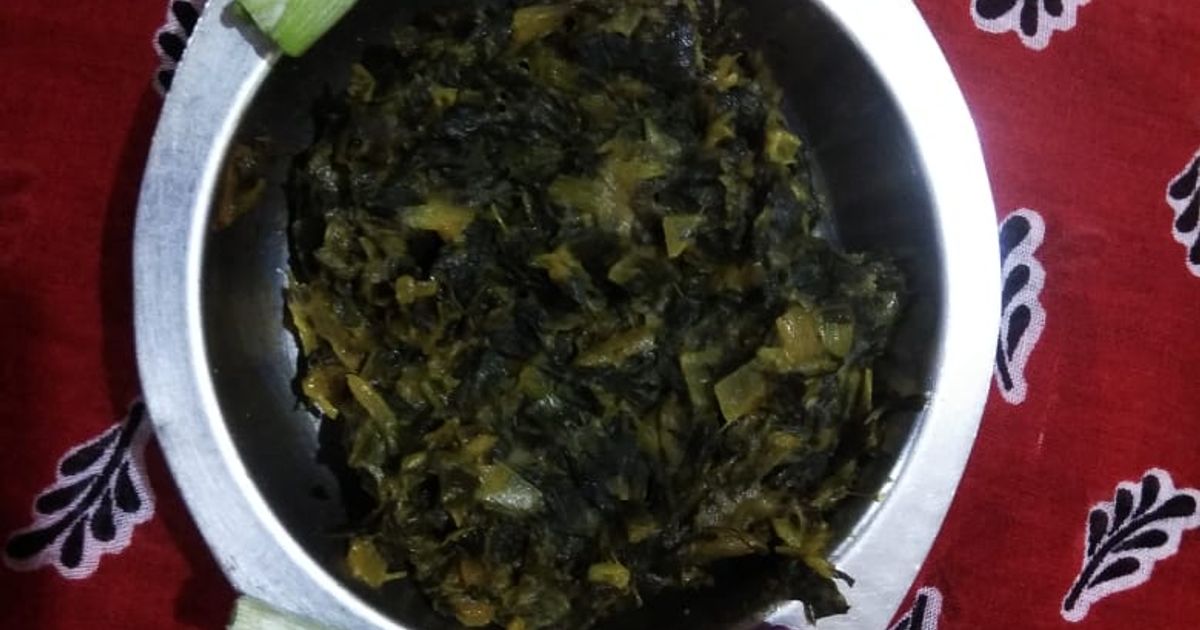 Spring Onion Dry Subji Recipe by Nita Bhatia - Cookpad