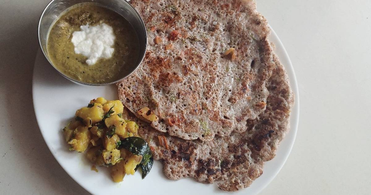 Whole ragi uthappam Recipe by Supriya Devkar - Cookpad