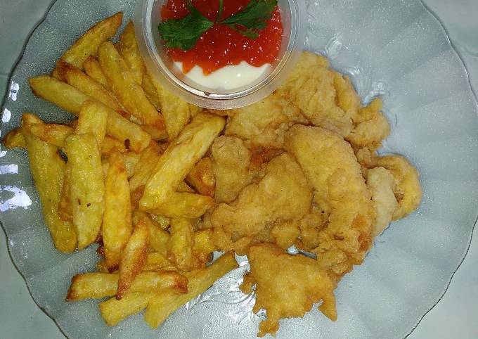 Resep Dori fish and chip oleh Tri ambarsari - Cookpad