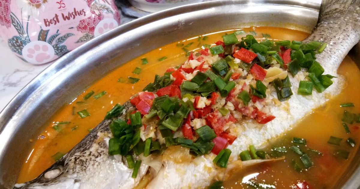 Thai Style Steamed Siakap Recipe By Clemence Hoe Asian Home Cuisine