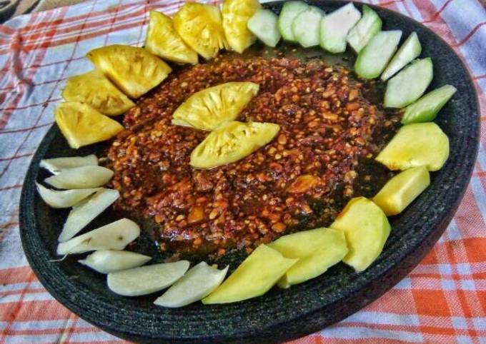 Resep Pencok Buah Enduulita Oleh Dapur Mommygopal Fitry Februari Cookpad