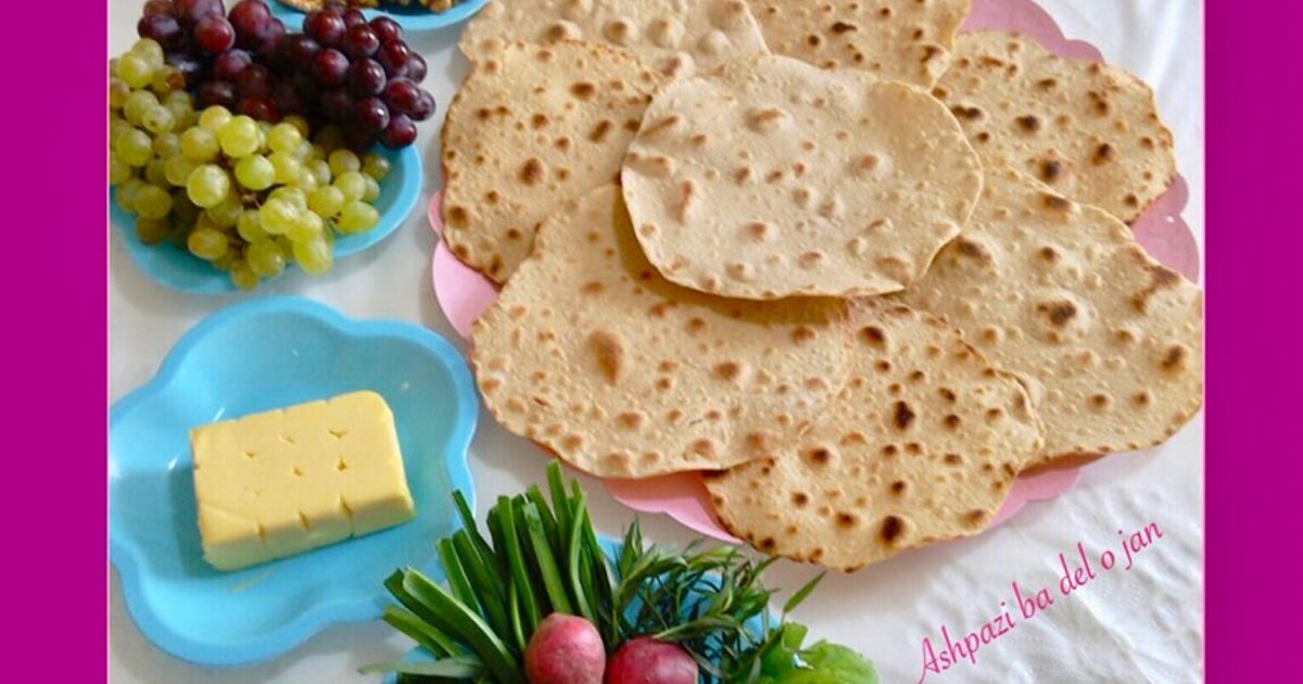طرز تهیه نان لواش خانگی ساده و خوشمزه توسط Nargess Samady - کوکپد
