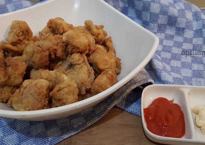 Resep Simpel Ayam popcorn oleh bialia - Cookpad