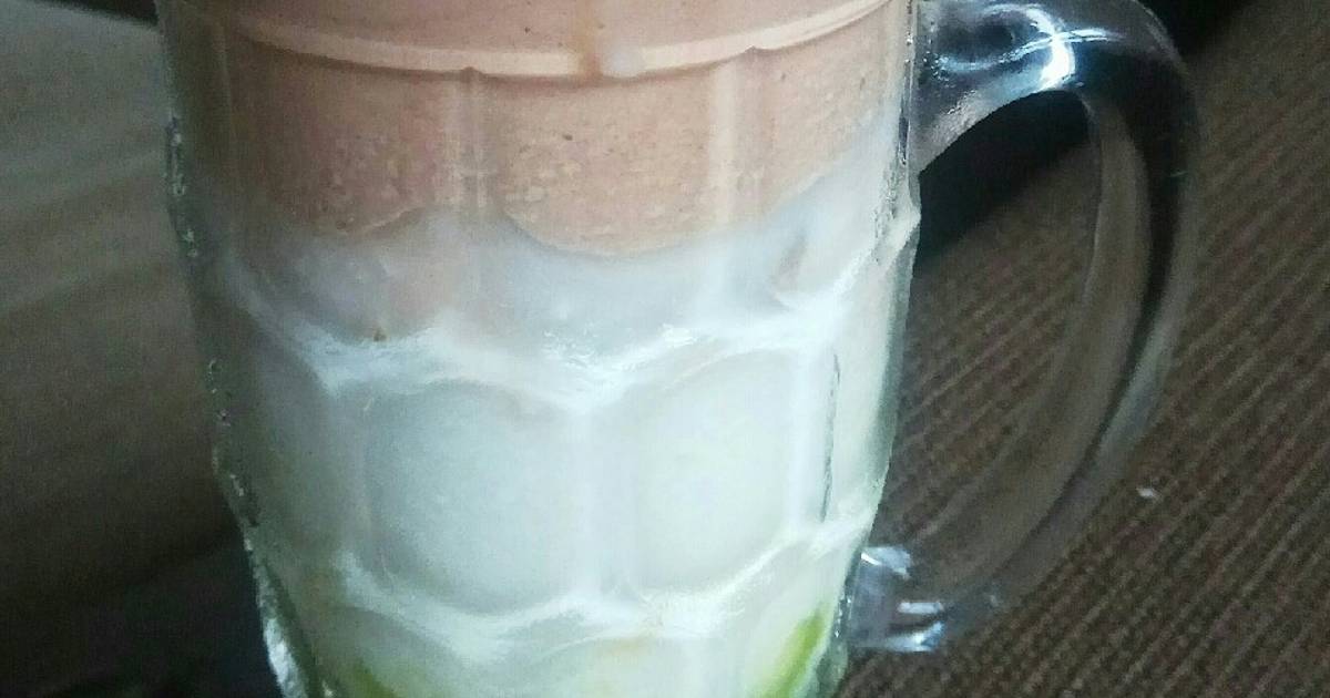 Resep Dalgona Milo Avocado oleh Widi - Cookpad