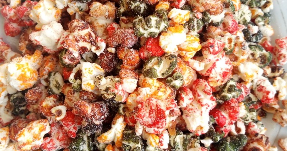 Colourful Pop Corn Recipe by Mss Leemah's Delicacies - Cookpad