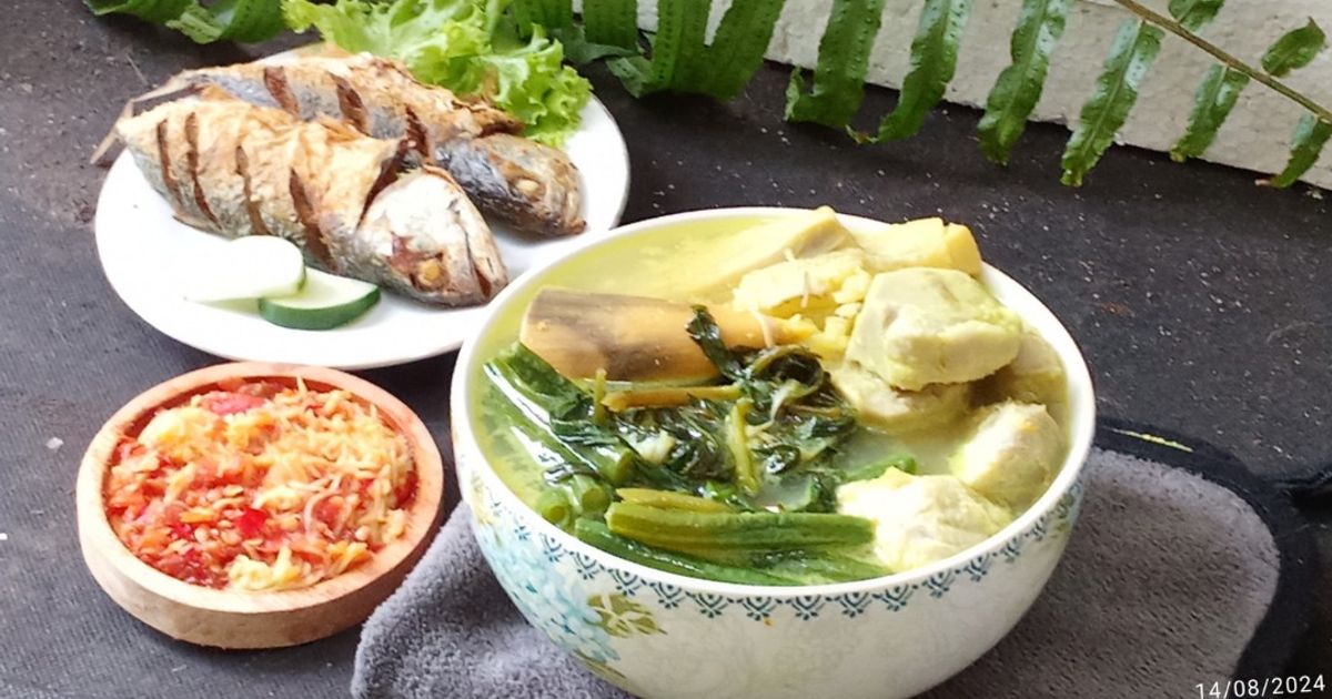 Resep Gangan Keladi/Gangan Karuh Khas Banjar oleh Setya N2 - Cookpad