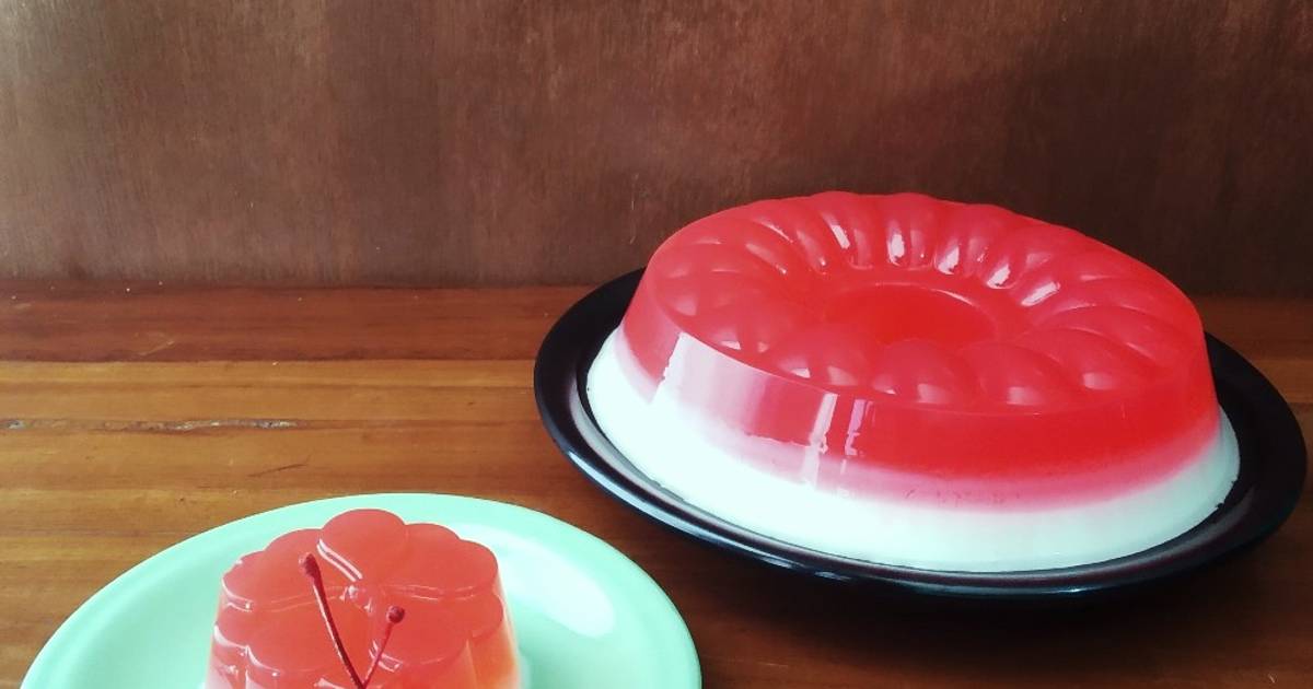 Resep Puding Merah Putih oleh Dde Winda - Cookpad