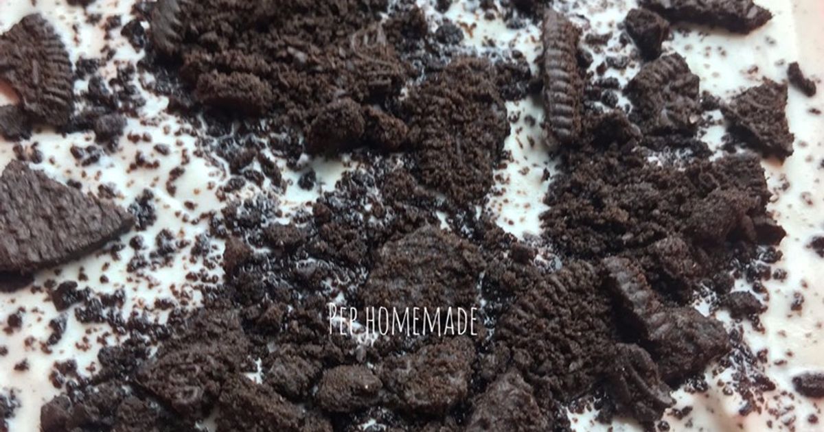 Resep Ice Cream Oreo (3 Bahan Saja) oleh Pep Homemade - Cookpad