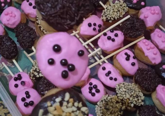 Resep Sate Donat Mini oleh Wie Utamy - Cookpad