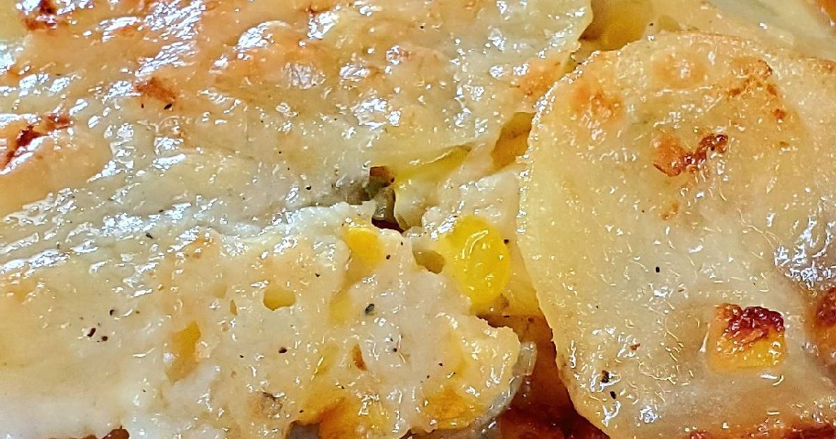 Jalapeno Corn Scalloped Potatoes With Garlic And Lime Bechamel Recipe ...