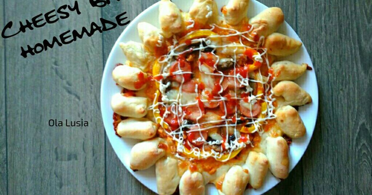 Resep Cheesy Bites Pizza Homemade oleh Dapoer Lily - Cookpad