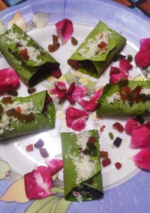 मीठा पान (Mitha Pan Recipe In Hindi) रेसिपी बनाने की विधि in Hindi by ...
