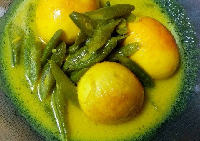 Resep Gulai Telur + Buncis (Menu hemat Rasa Nikmat) oleh Tj's Cooking ...