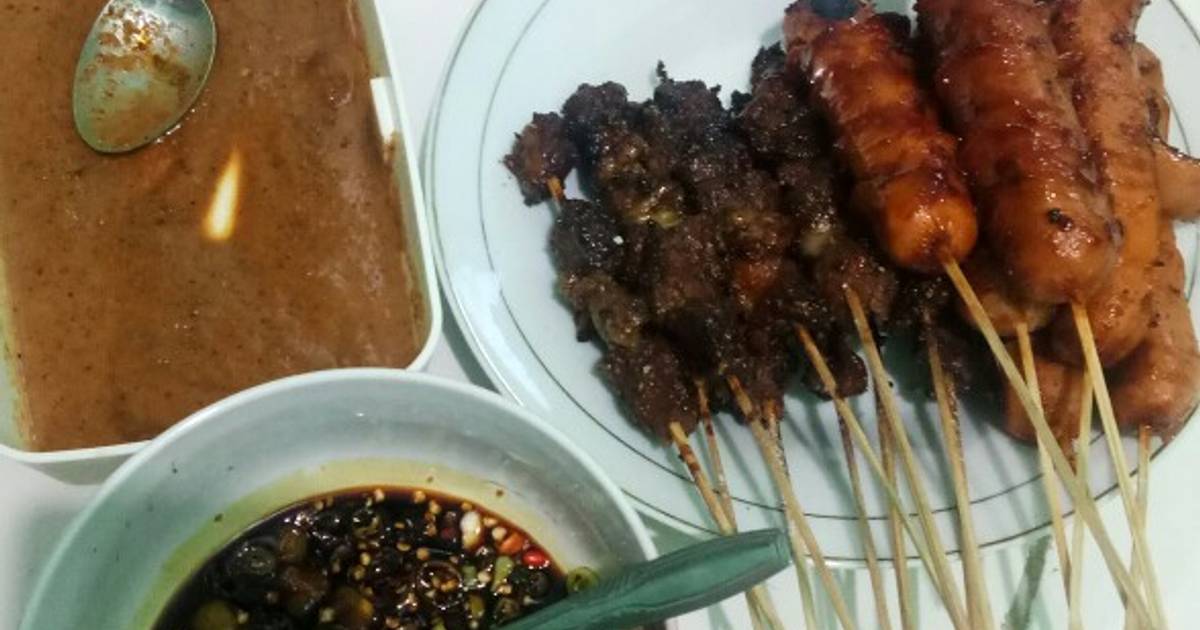 25 resep sate sapi bakar kacang enak dan mudah - Cookpad