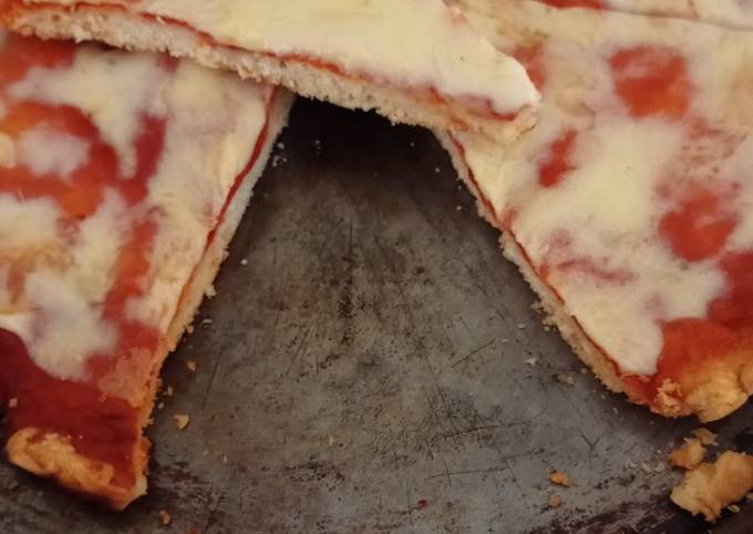 Pizza Con Harina Leudante Receta De Mariana Dominguez Cookpad