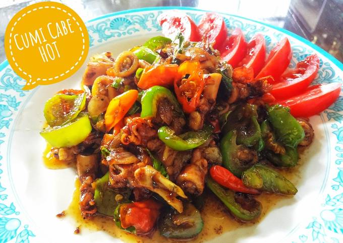 Resep Cumi Cabe HOT oleh Irish Kitchen🌻 - Cookpad