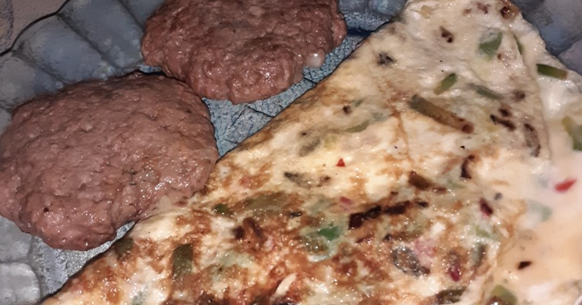 Omelette De Zapallitos Verdes, Morrón Y Cebolla😋 Receta de Mica ...