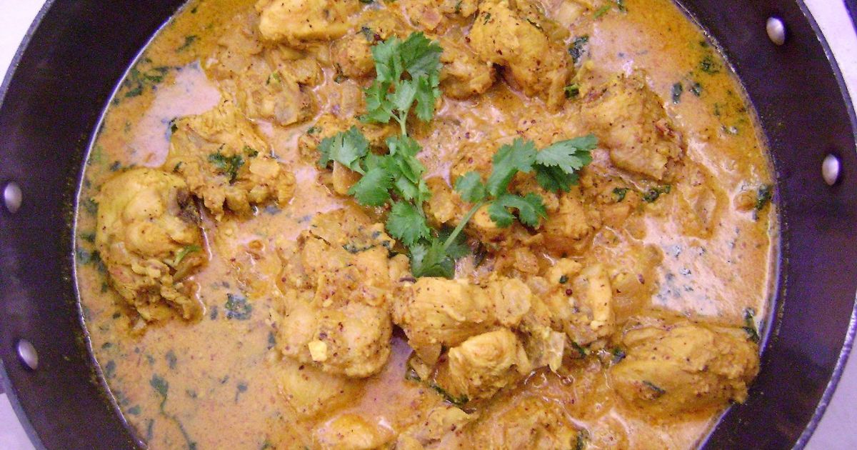 Shahi Chicken Kasundi (Chicken In Creamy Mustard Gravy) Recipe by ...