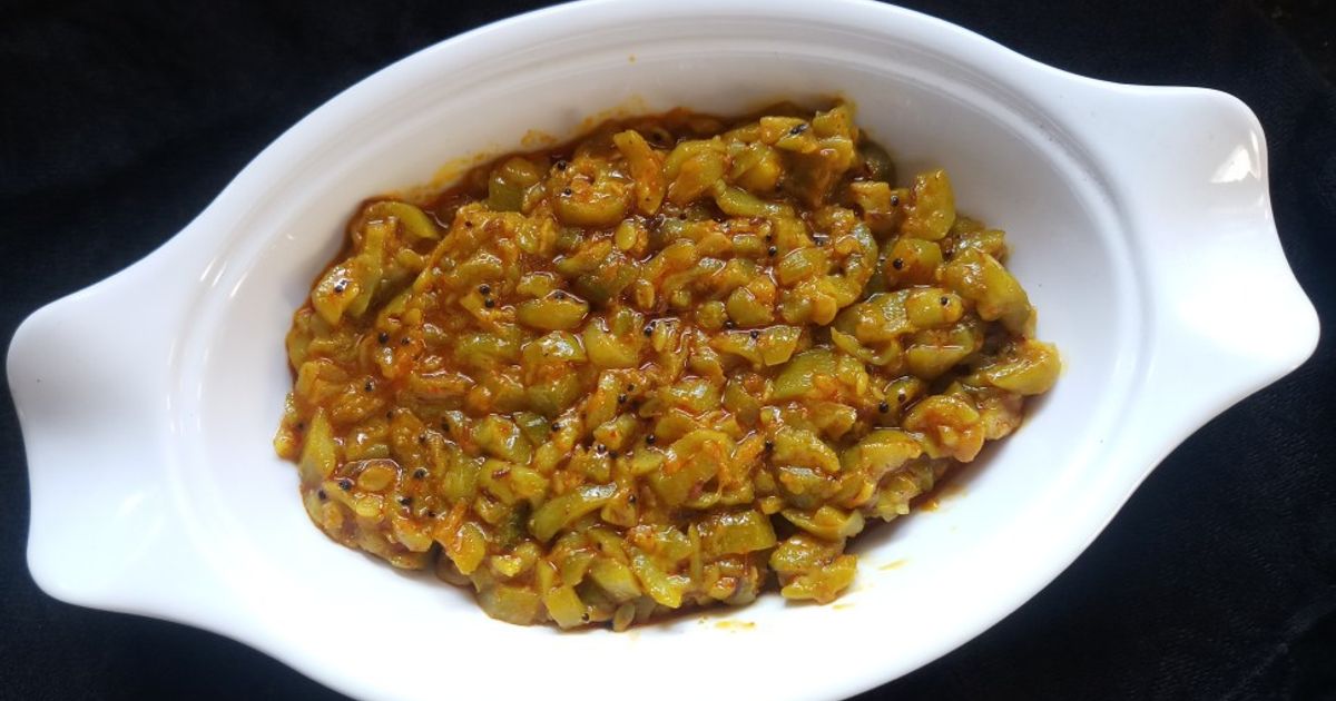 Amrita Tank દ્વારા રેસીપી ગલકા નું શાક (Galka Shak Recipe In Gujarati ...