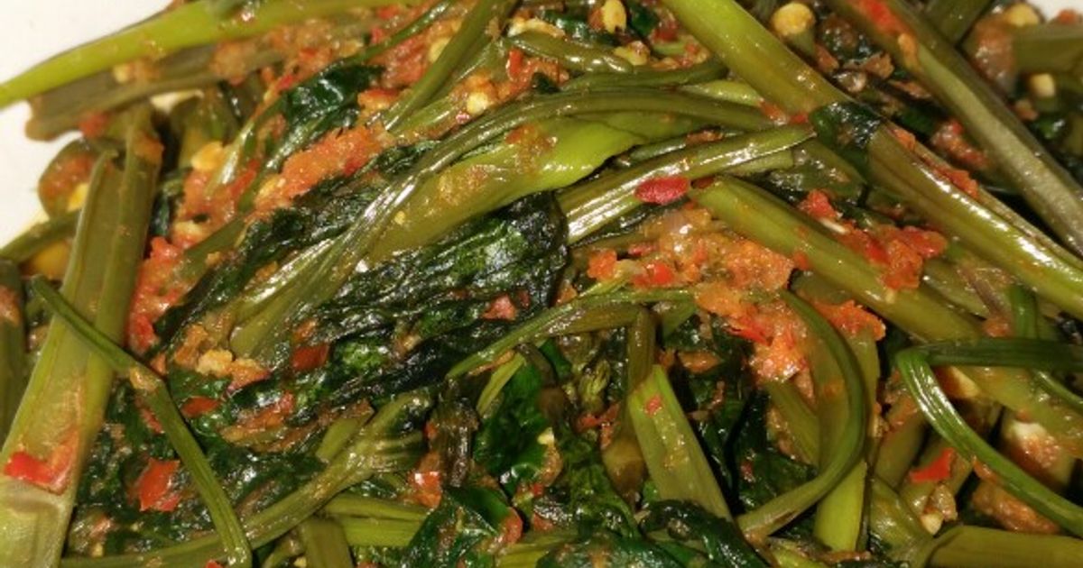 Resep Plecing Kangkung oleh Mak Tun - Cookpad