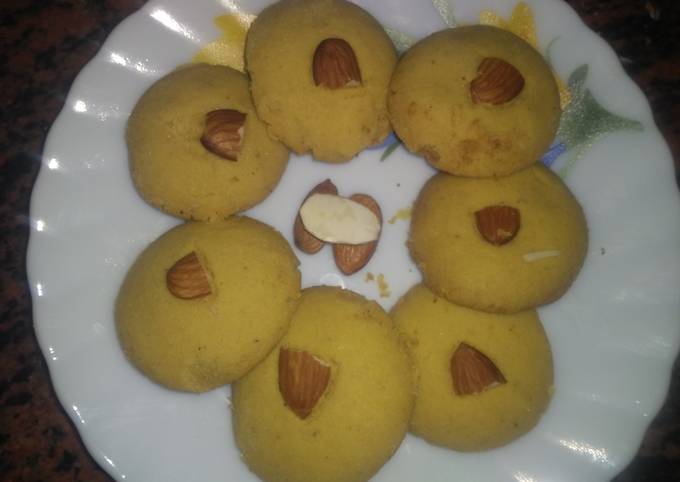 Besan naan khatai Recipe by Sudha pandey - Cookpad