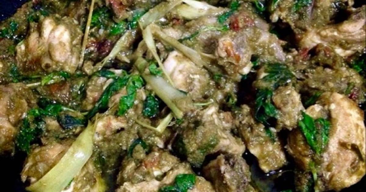 Resep Ayam rica - rica cabai hijau kemangi oleh Farah Mahri - Cookpad