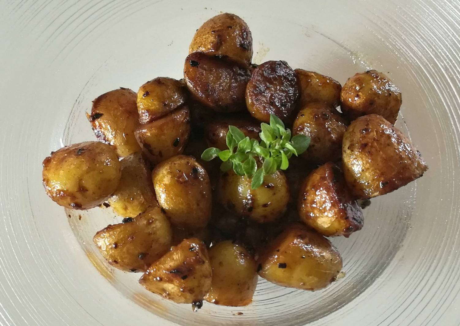 Patatas baby al ajo y limón Receta de ni.uman- Cookpad