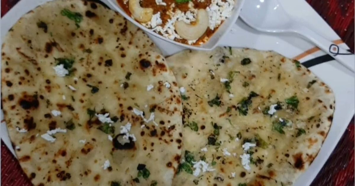 Paneer Butter Masala With Naan Recipe By Tanyasachdev