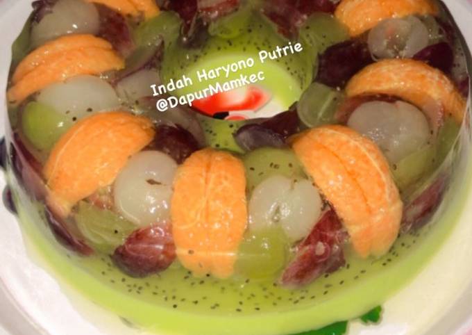 Resep Pudding Buah Segar oleh Indah Haryono Putrie - Cookpad