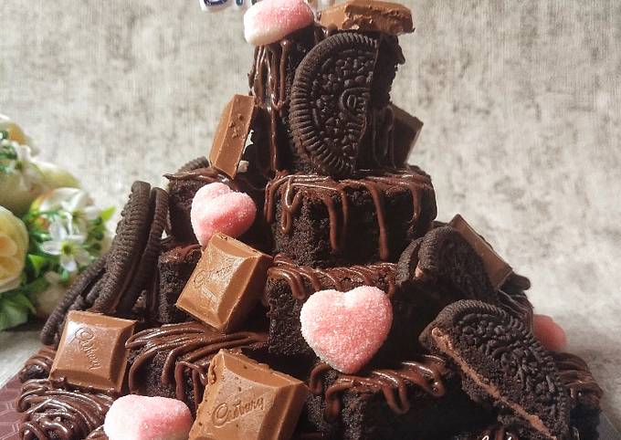 Resep Brownies Tower oleh ihdanas - Cookpad